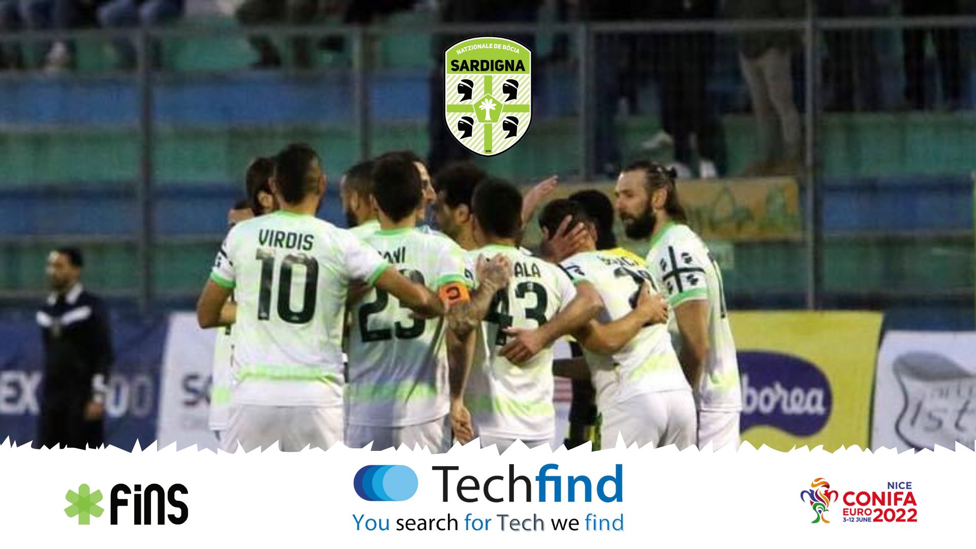 Techfind sarà il main sponsor della Natzionale Sarda - FINS